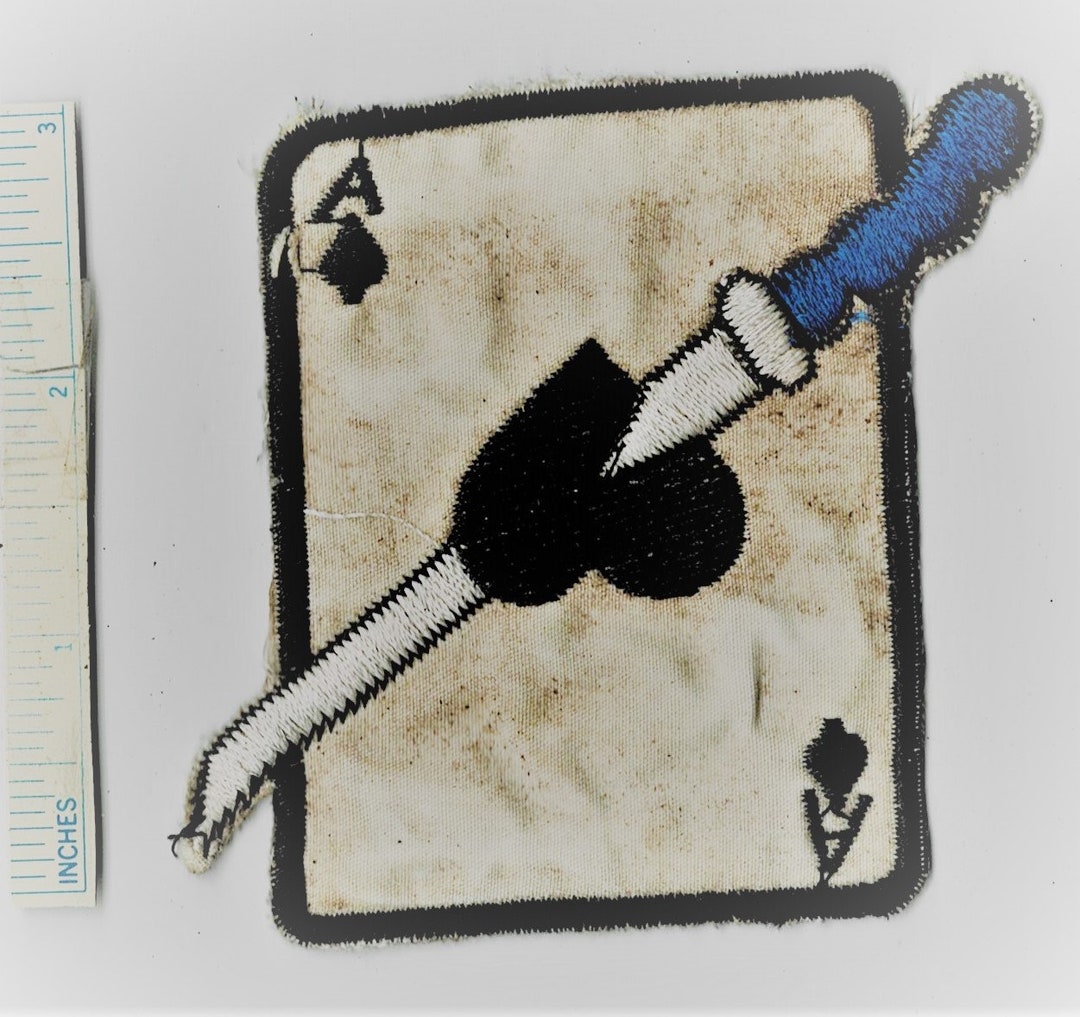 Vietnam War DEATH CARD Ace of Spades Recon Special Forces Ops Team Us ...