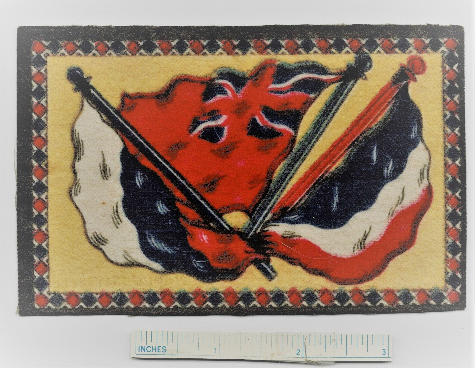 C1914 TRIPLE-ENTENTE Flannel Flag Vintage Tobacco Insert B7-2 - Etsy