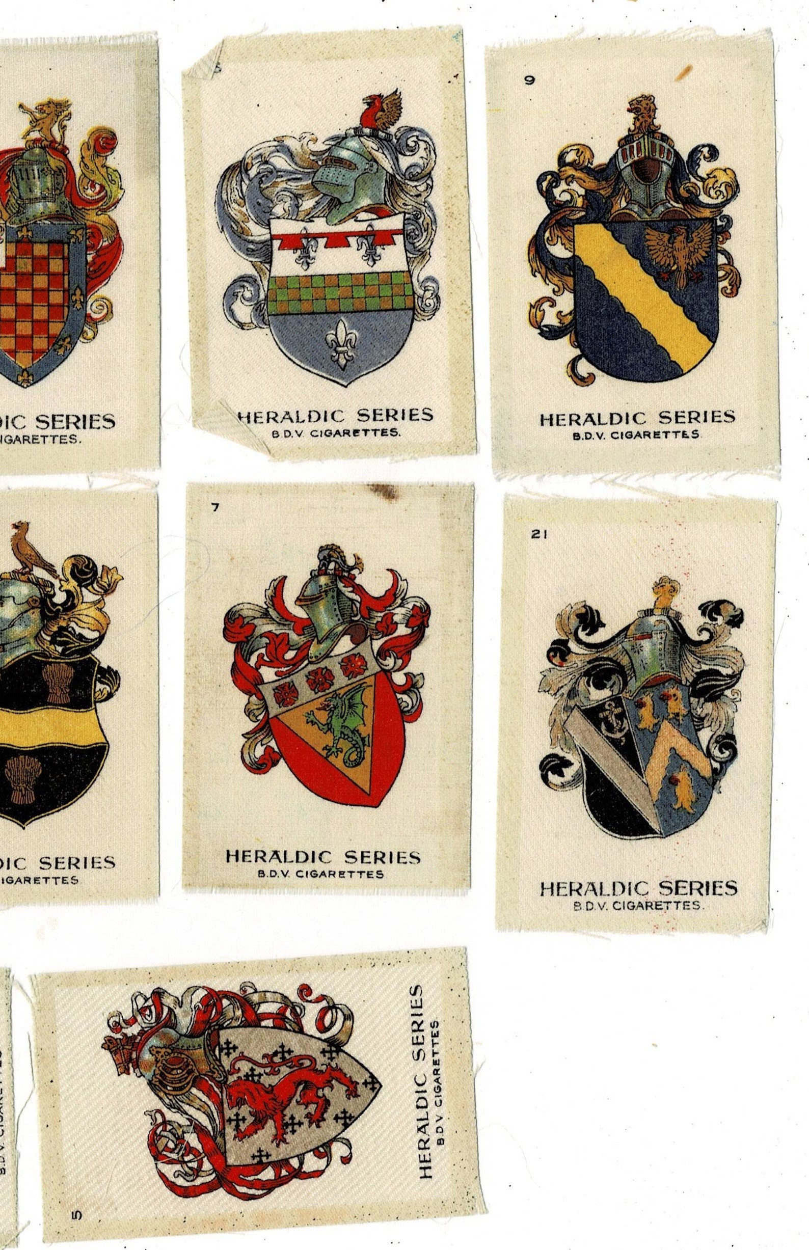 C1912 Lot of 12 Diff U.K. HERALDIC Series Coat of Arms Tobacco | Etsy