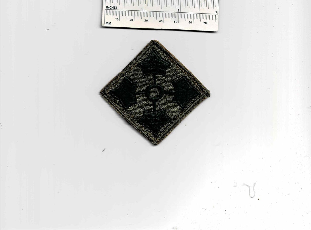 Vietnam War POISON IVY 4th Infantry Division US Army 4 Shoulder Patch ...