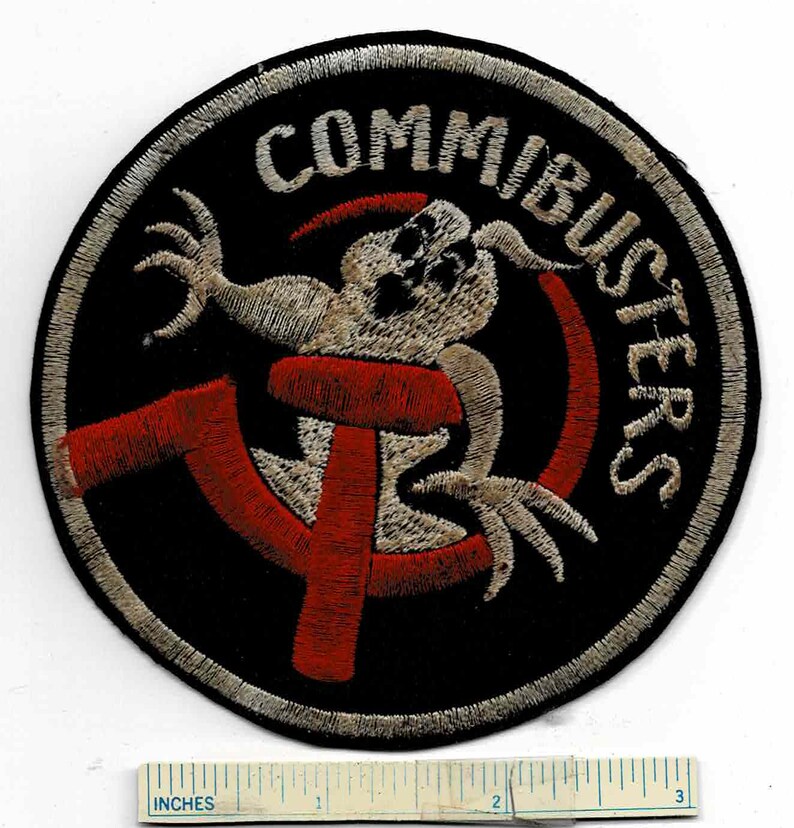 Large C1980s COMMI BUSTERS Communism Ussr Ghost Shoulder - Etsy