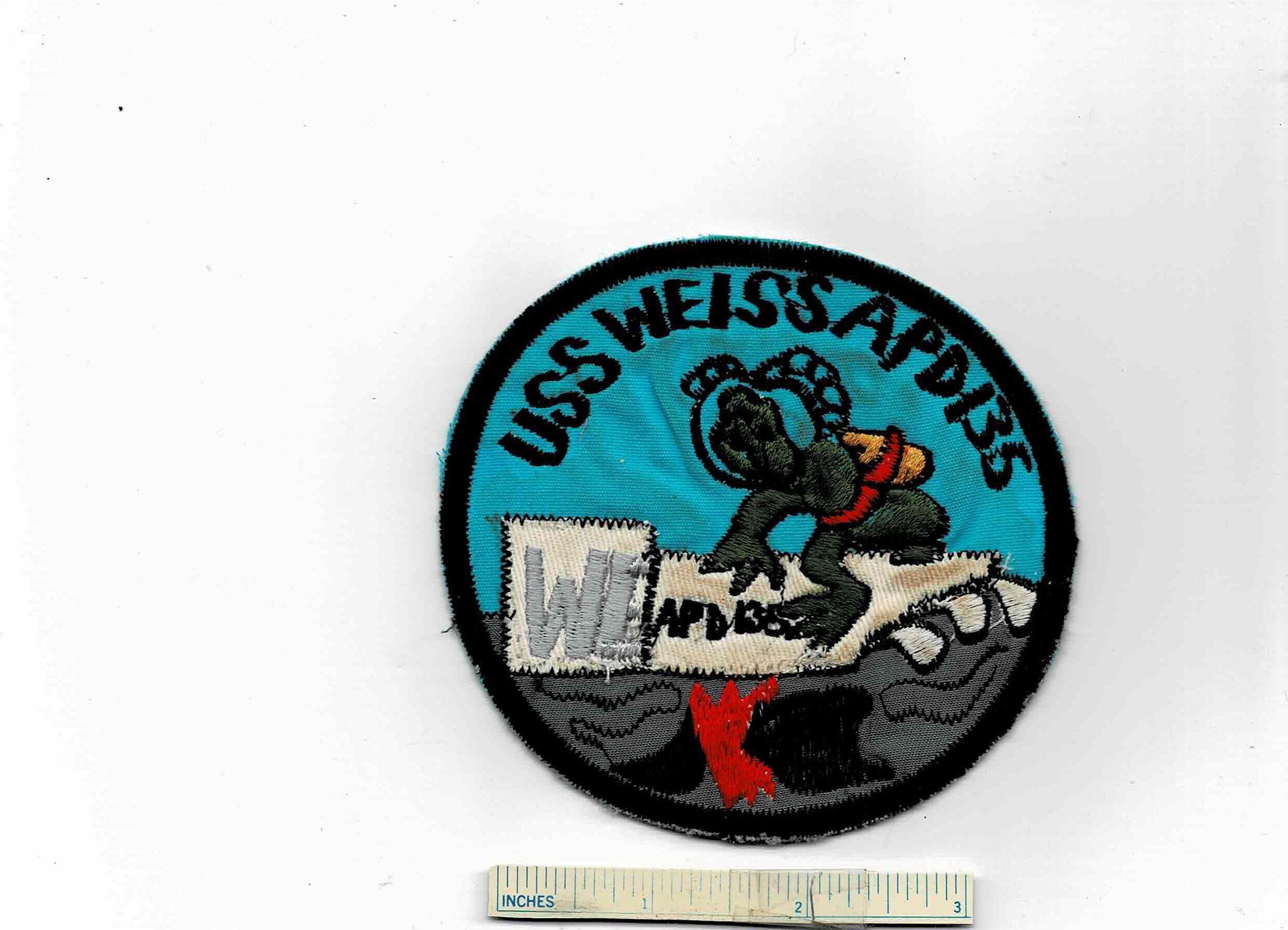 Large Vietnam War USS WEISS APD-135 High Speed Transport Ship - Etsy