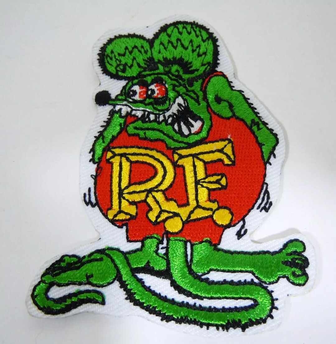 C2000 RAT FINK - Embroidered Iron-on Patch NICE! - Etsy