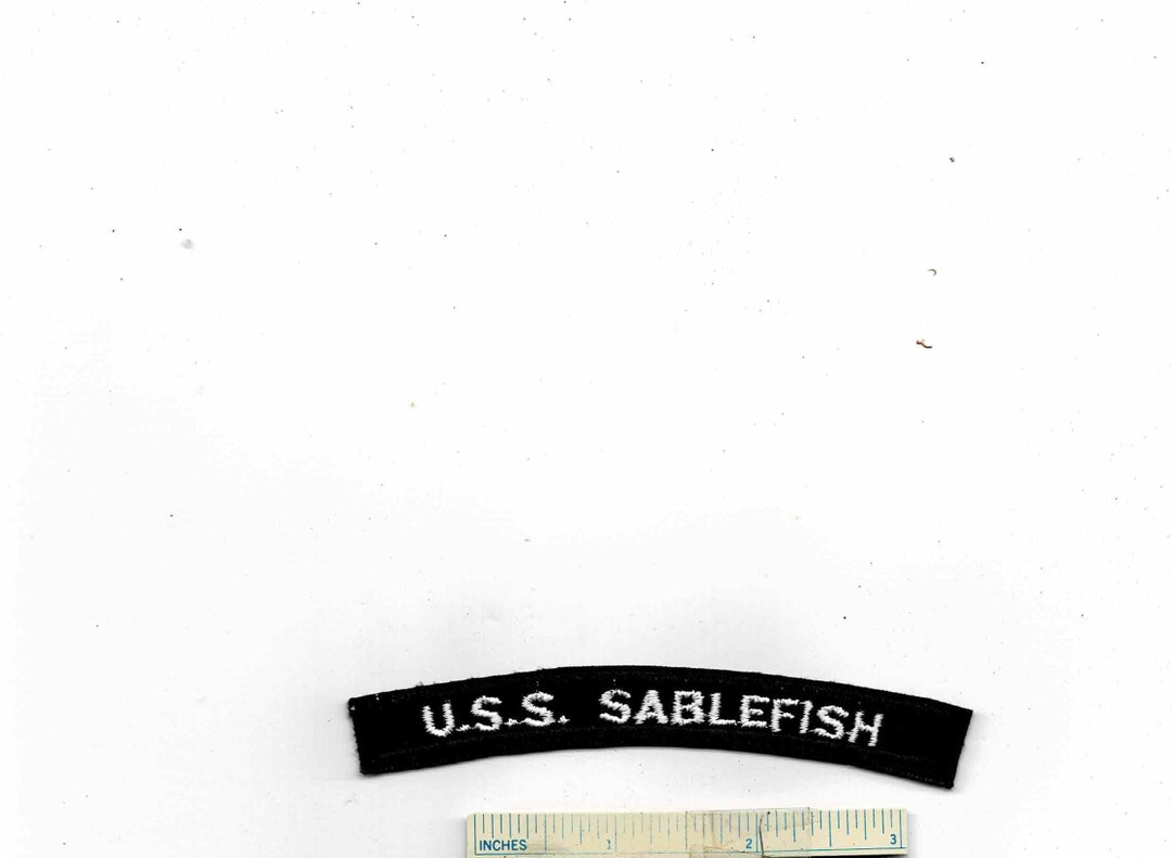 WW2 USS SABLEFISH Ss-303 Submarine Boat Wwii Sub Ship Tab Arc US ...