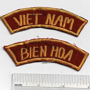 Lot of 2 Diff Vietnam War "vietnam" and "bien Hoa" Camp Base Usaf Us ...