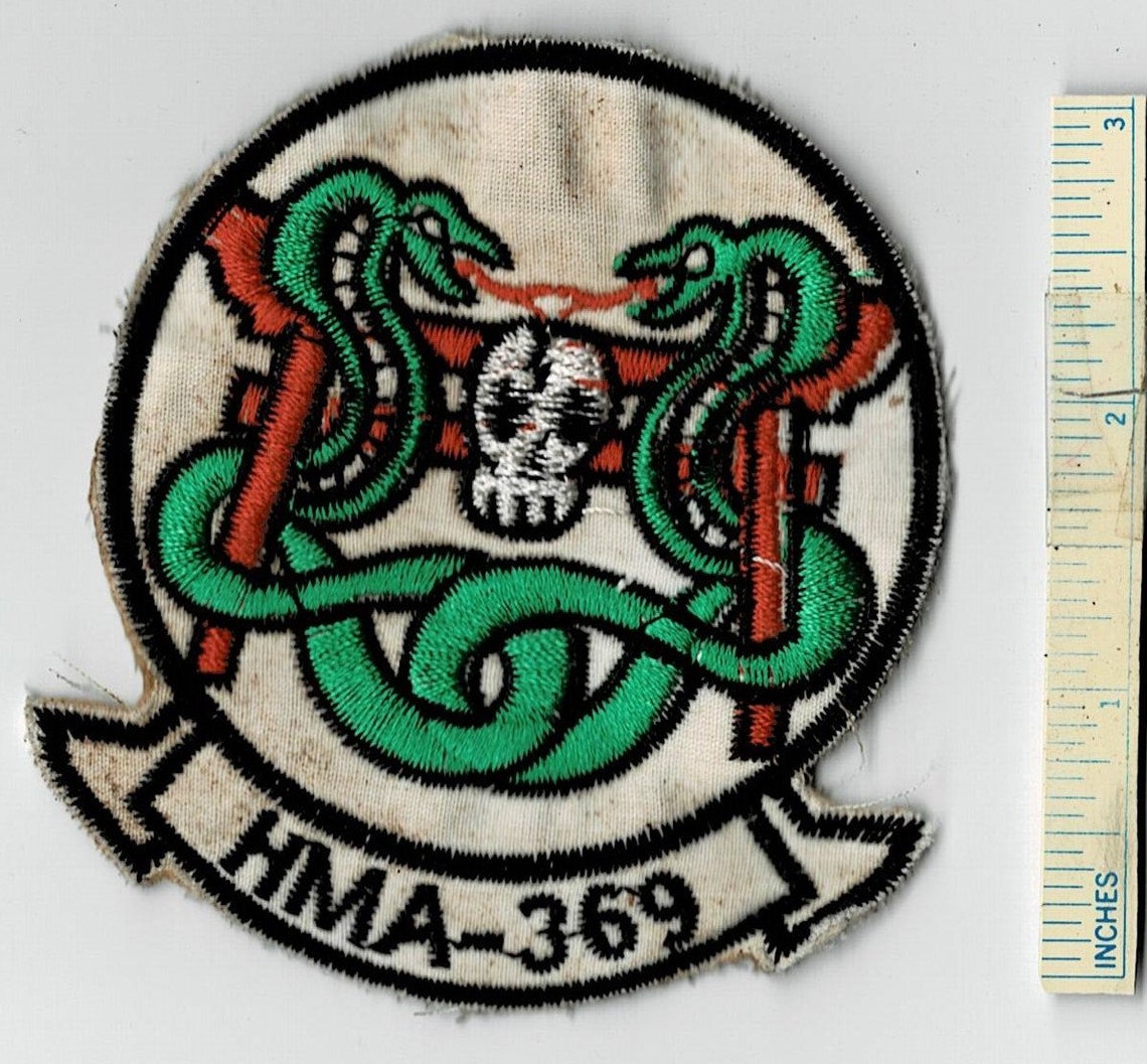 Vietnam War USMC HMA-369 Helicopter Attack Squadron Us Marine - Etsy