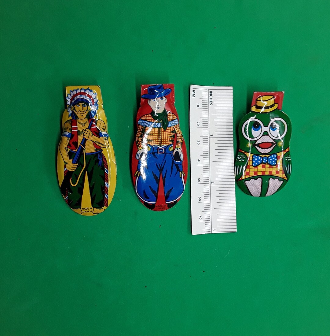 C1950s Set of 3 Diff TOY CLICKERS Tin Metal Vintage Lot Cricket - Etsy