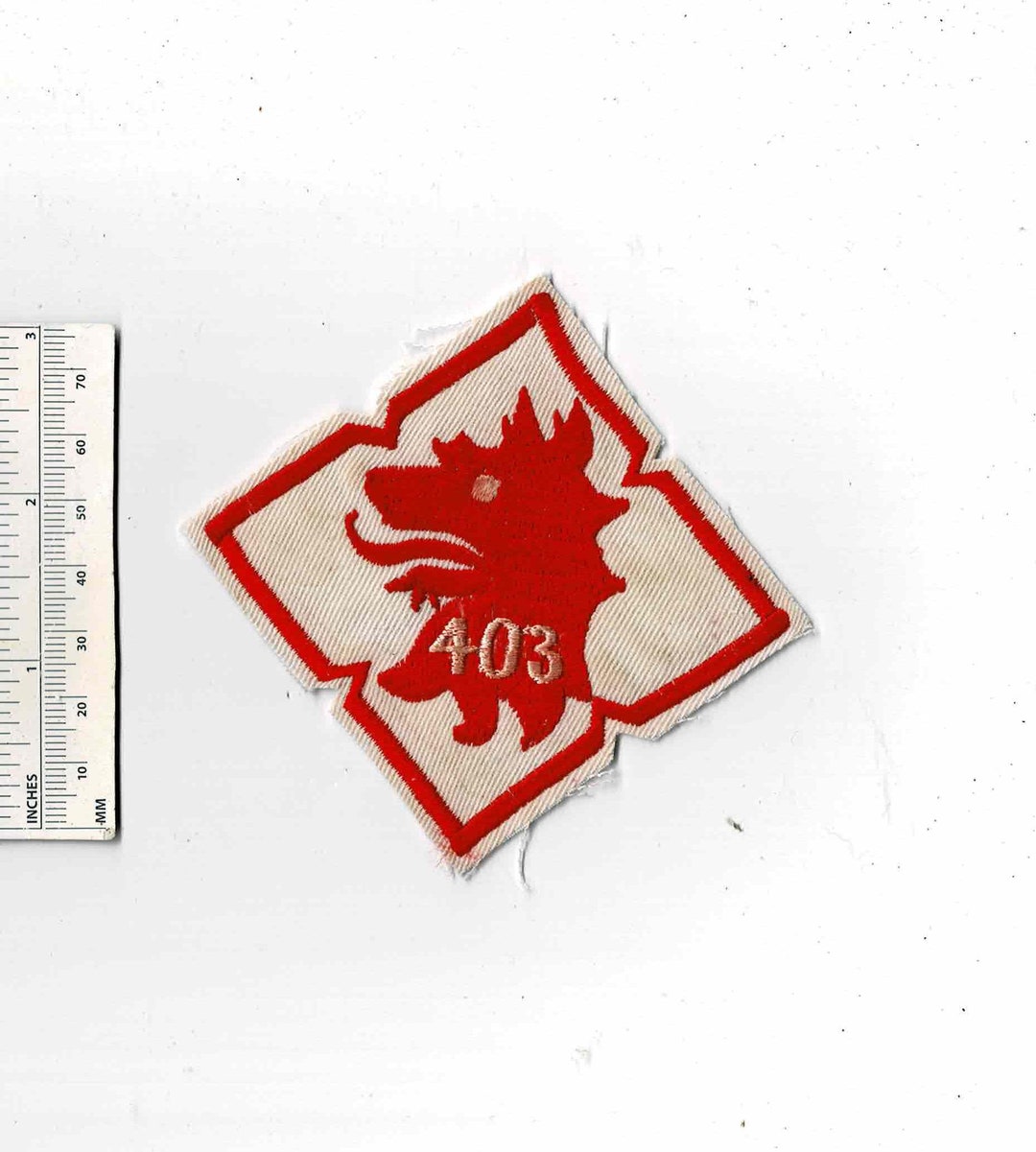 C1960s RED DRAGONS 403rd Air Wing Us Air Force USAF Shoulder Patch ...