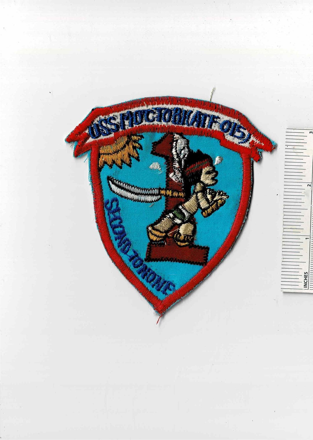 WW2 USS MOCTOBI ATF-105 Fleet Ocean Tug Boat Us Navy Shoulder Patch ...