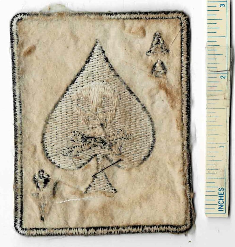 Vietnam War DEATH CARD 101st Airborne Ace of Spades Skull & - Etsy UK