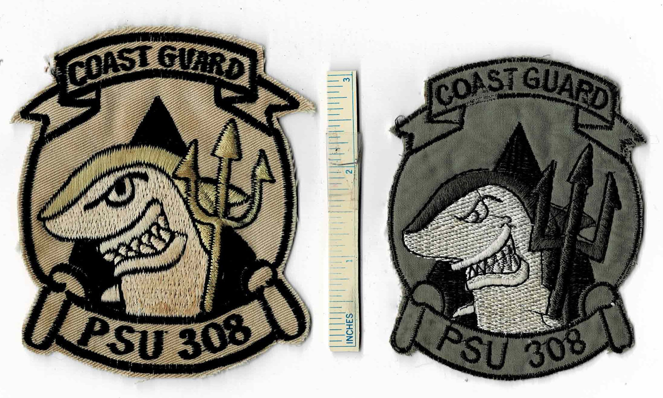 Lot of 3 Diff Vietnam War SHARKS Coast Guard PSU 308 Port - Etsy UK