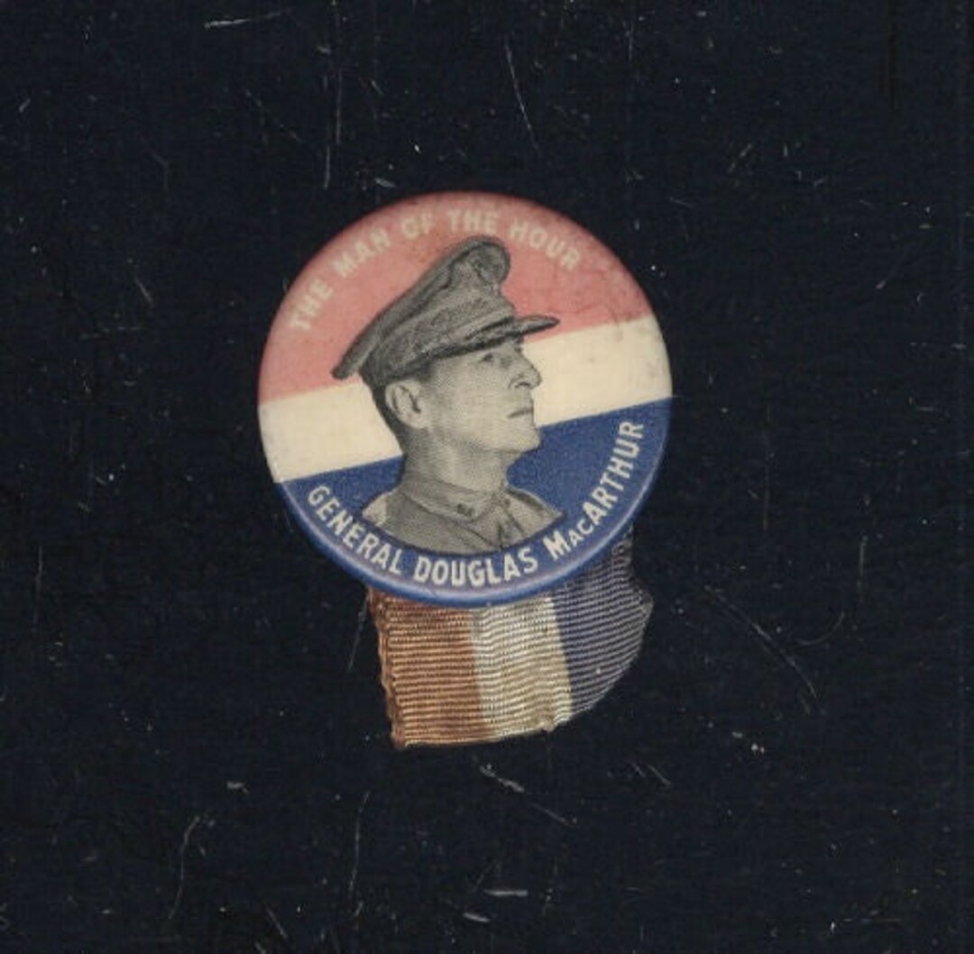 WW2 General DOUGLAS Macarthur the Man of the Hour Homefront Sweetheart ...