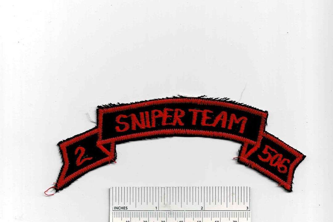 Vietnam War SNIPER TEAM 2/506 Tab Arc Recon Special Ops Forces Infantry ...