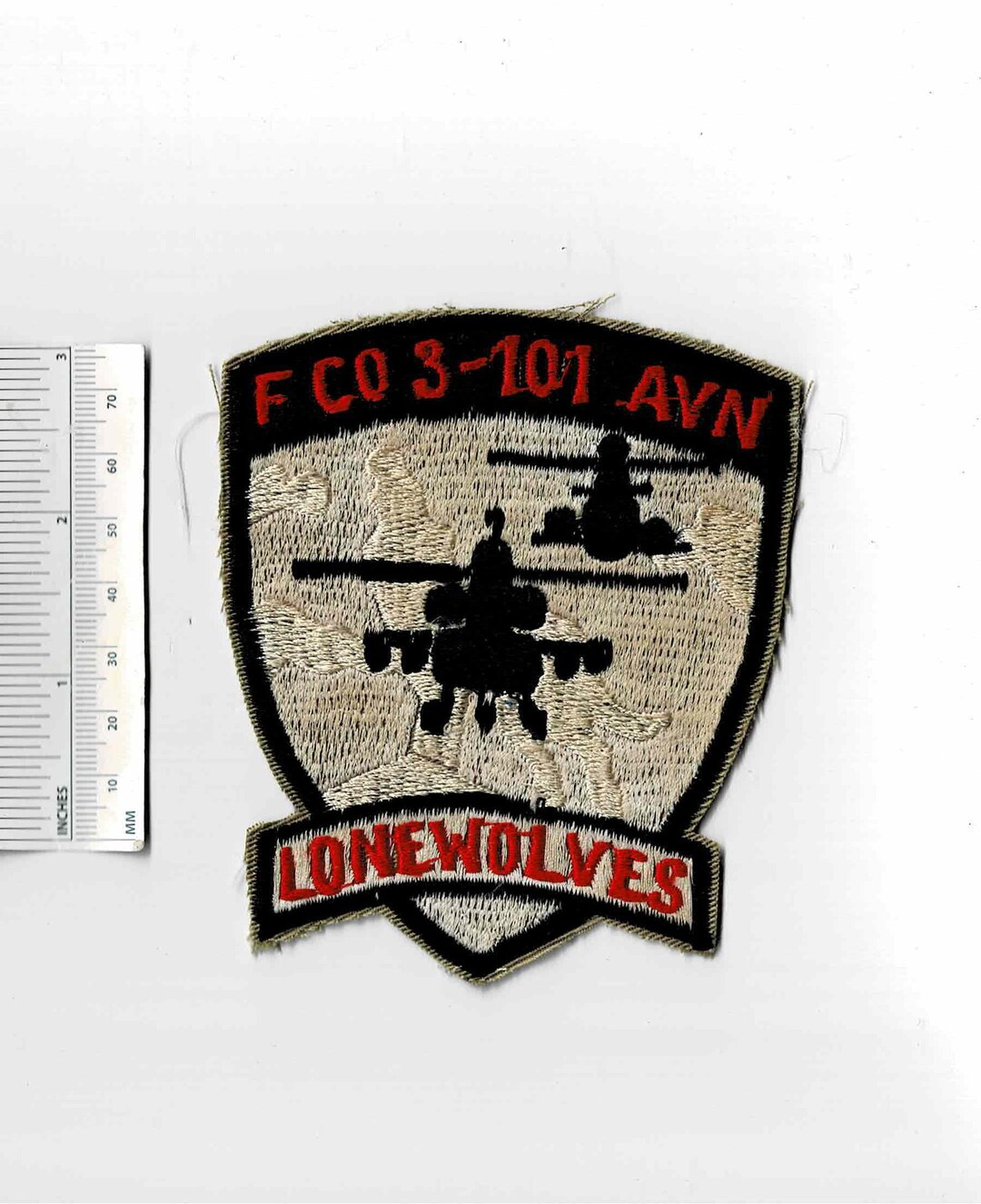 Vietnam War LONE WOLVES 3-101 Aviation Co. F Co. Helicopter Squadron Us ...