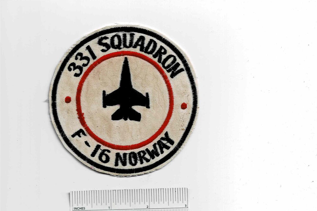 1980s NORWAY 331 SQUADRON NATO Royal Norwegian Air Force Rnoaf Fighter ...