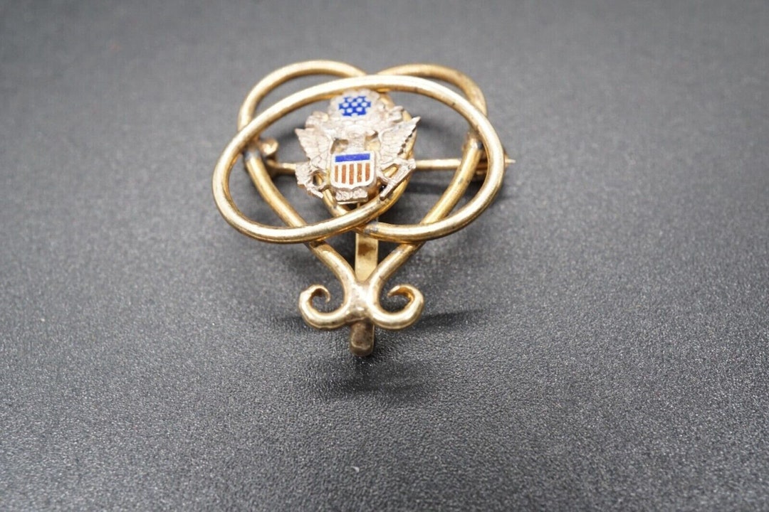 WW2 Sterling Silver US Army Homefront Sweetheart Brooch Pin Us - Etsy