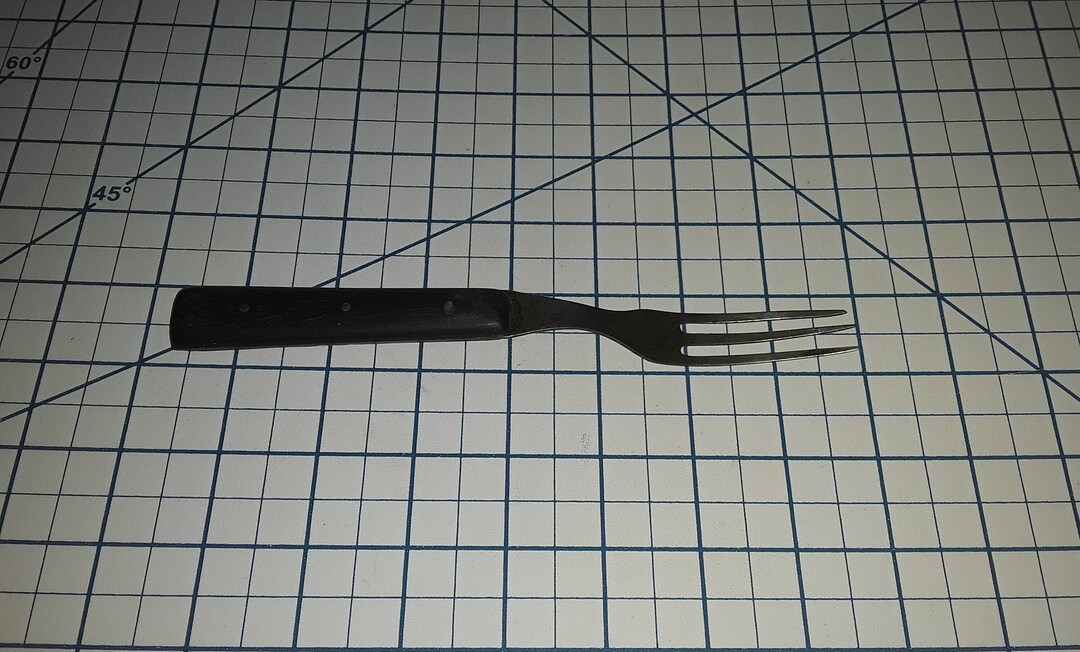 C1860s CIVIL WAR FORK W/ Wood Handle Union Army Navy Usmc Vintage Us ...