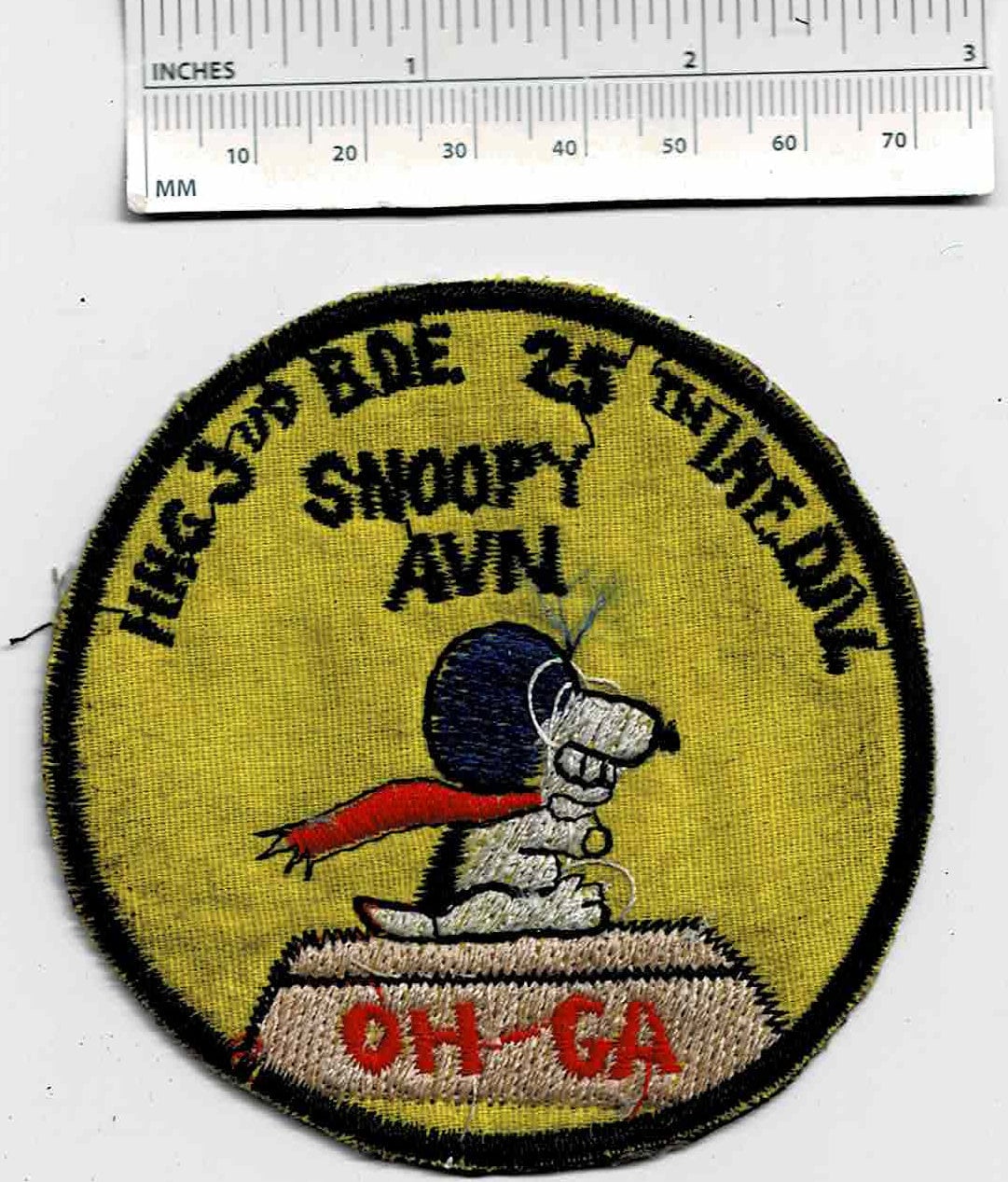 Vietnam War SNOOPY 25th Infantry LOACH OH-6A Cayuse Helicopter | Etsy