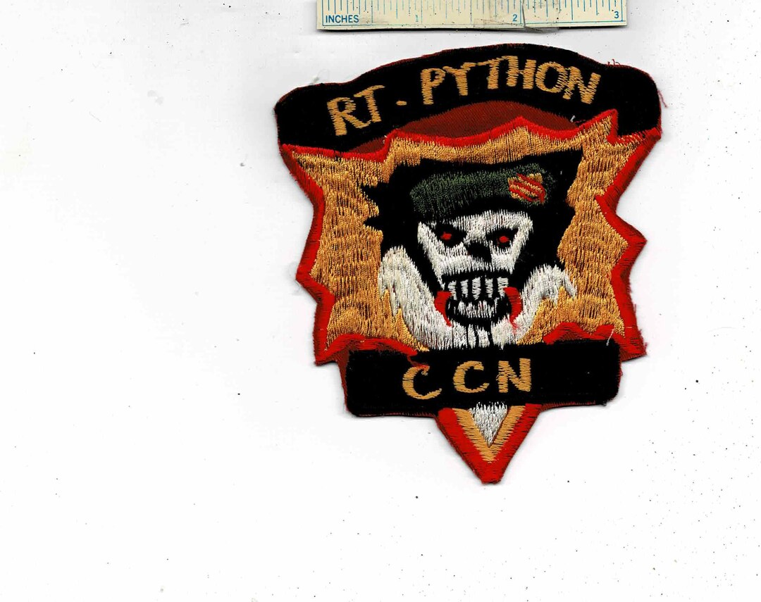 Vietnam War RT PYTHON Ccn Shellburst Recon Team Special Ops Green Beret ...