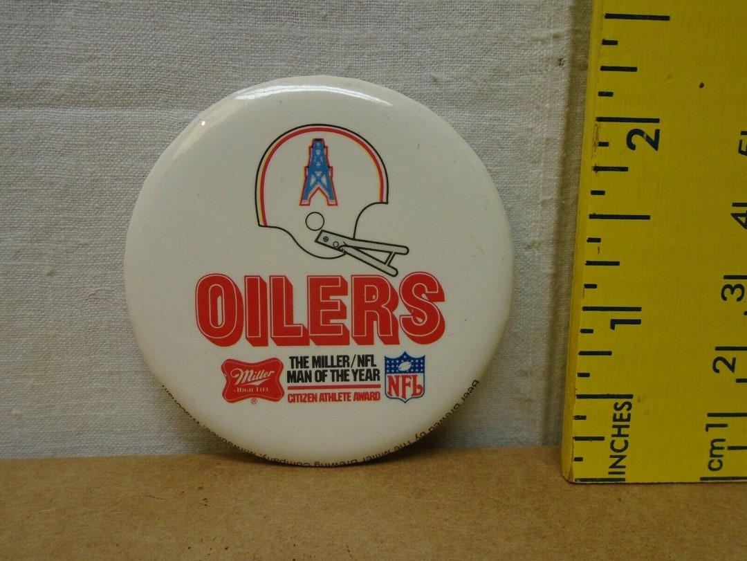 1970s HOUSTON OILERS Nfl Miller Beer Defunct Football Team Souvenir ...