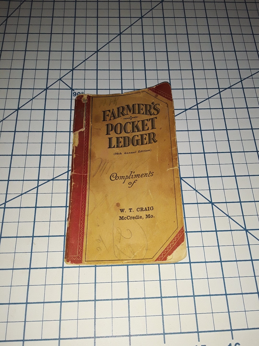 1942 1943 JOHN DEERE Farmer's Pocket Ledger Book Vintage Antique - Etsy
