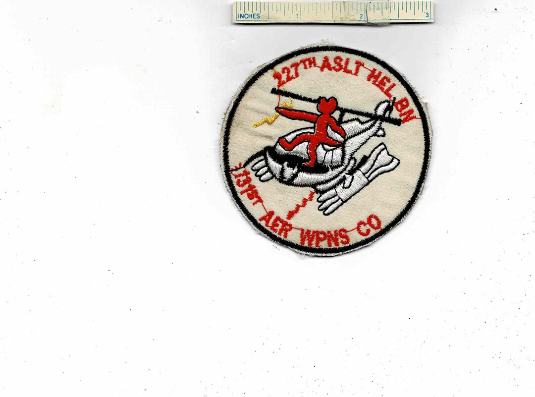 Vietnam War 227th ASSAULT HELICOPTER Bn 131st Air Weapons Batt Us Army ...