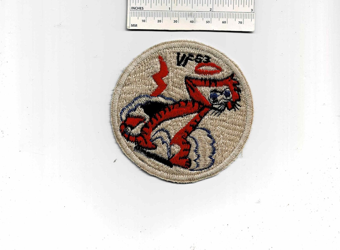 WW2 ANGEL TIGERS VF-53 Fighter Plane Squadron Flight Wwii Us Navy ...