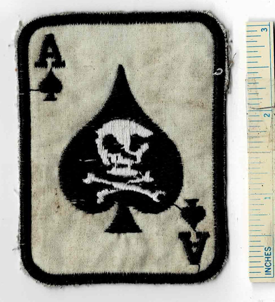Vietnam War DEATH CARD 101st Airborne Ace of Spades Skull & | Etsy