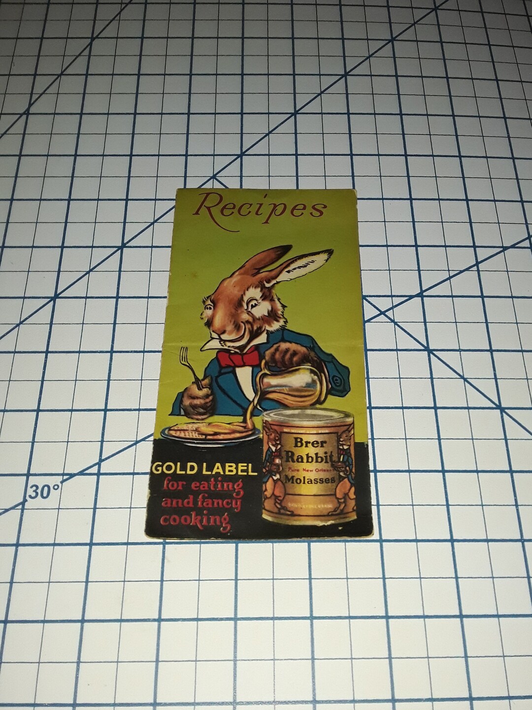 1940s BRER RABBIT Molasses Recipe Booklet Tri-fold Vintage Advertising ...