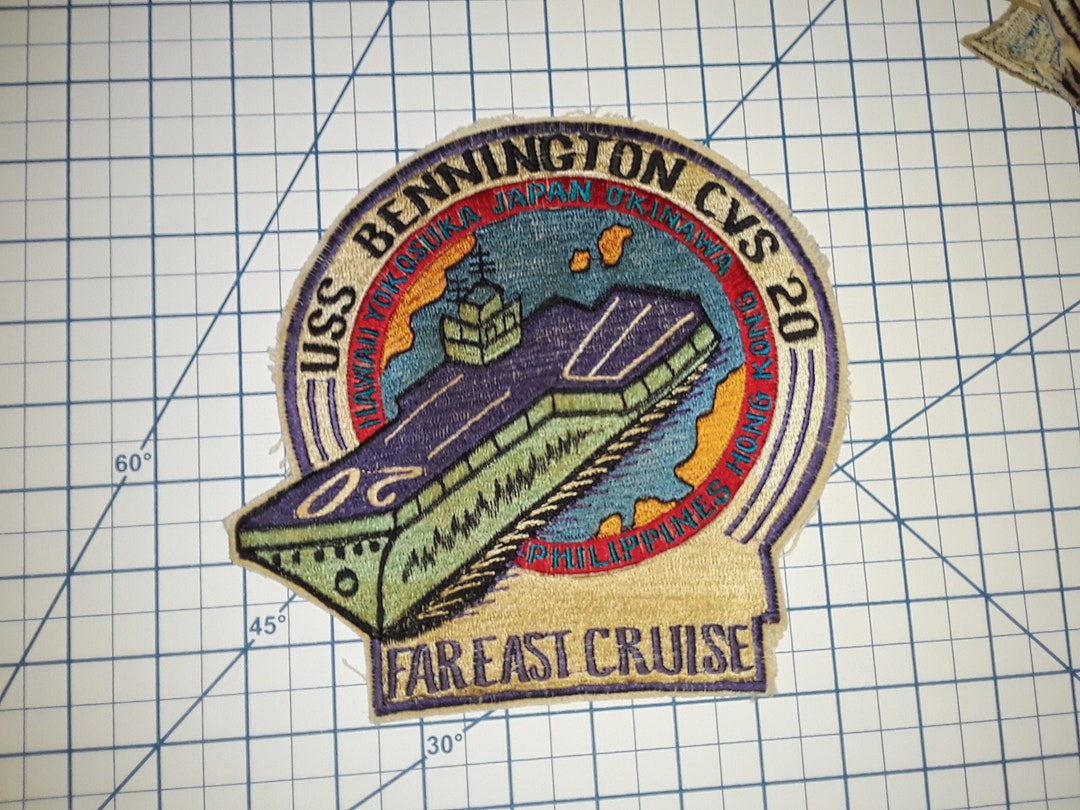 Huge USS BENNINGTON CVS-20 1950s Far East Cruise Aircraft Carrier Cv Us ...