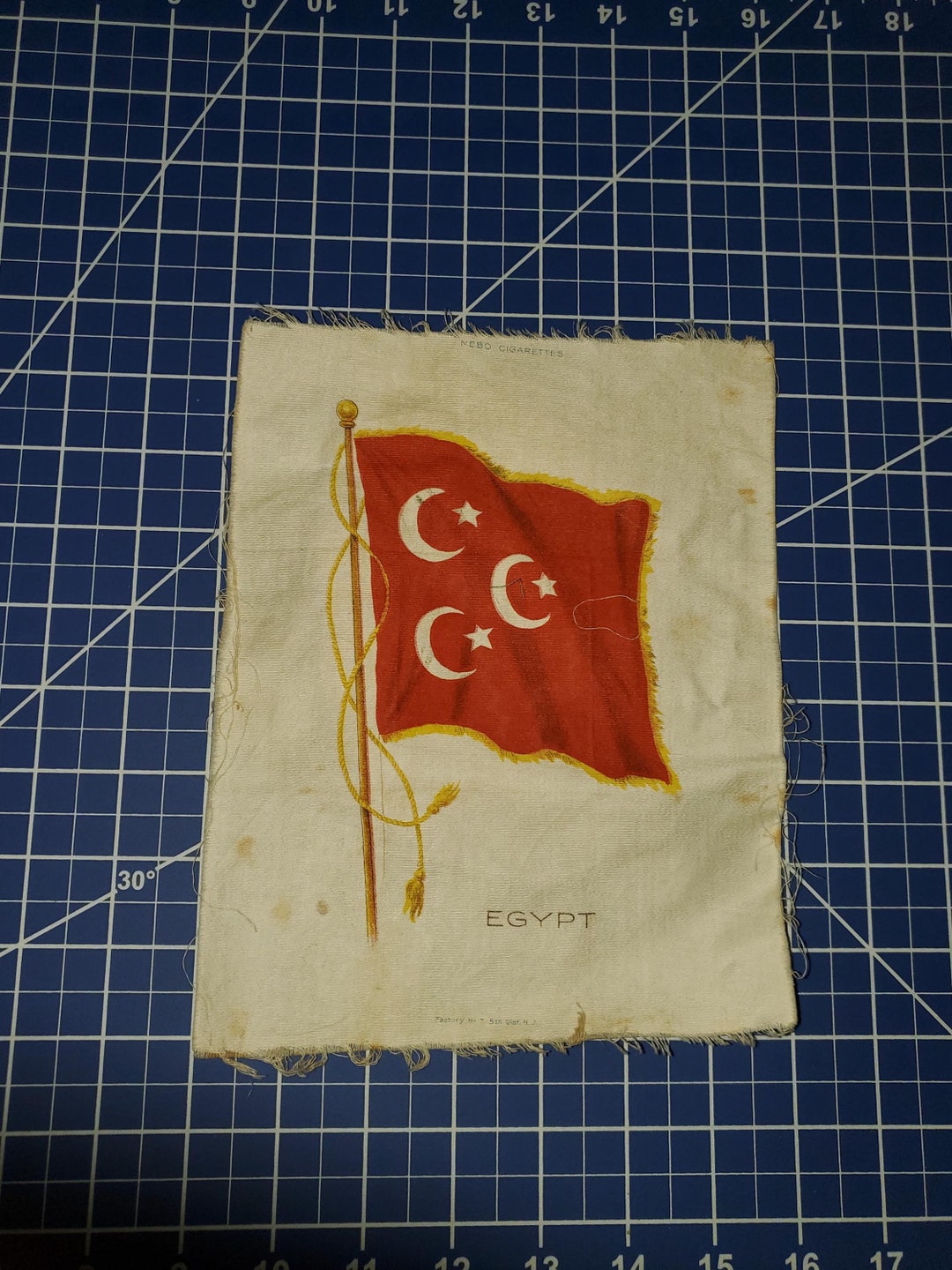 C1914 Large EGYPT National Flag Tobacco Silk Nebo Cigarette Pack ...