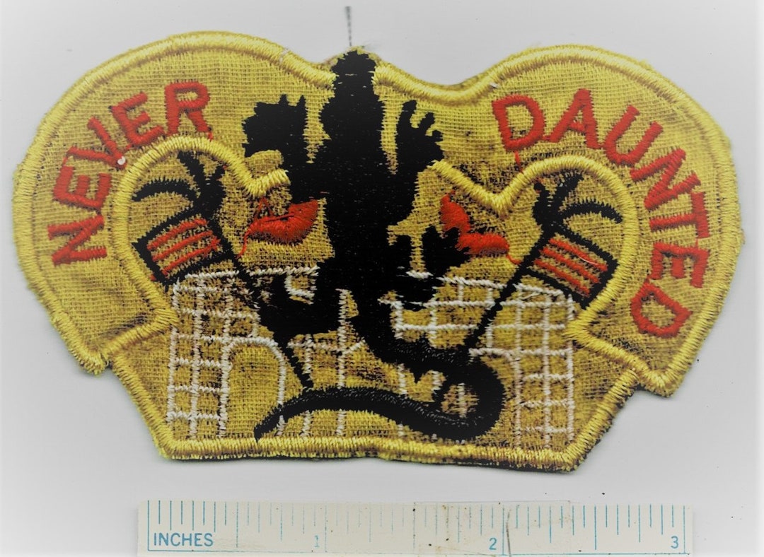Vietnam War NEVER DAUNTED Gators 84th Engineer Batt Bn Us Army Shoulder ...