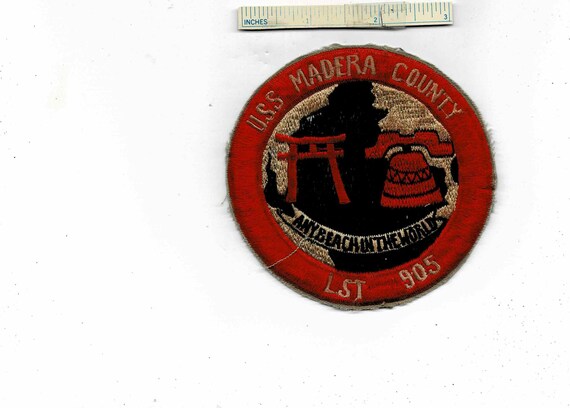 Large Vietnam War USS MADERA COUNTY Lst-905 Tank Landing Ship - Etsy