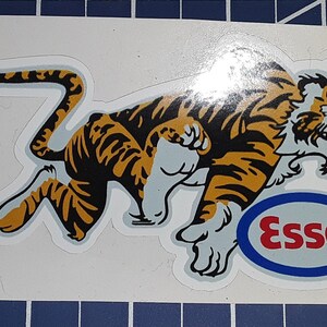 ESSO GAS Tiger Decal Super High Gloss Vintage Oil Station Advertising ...