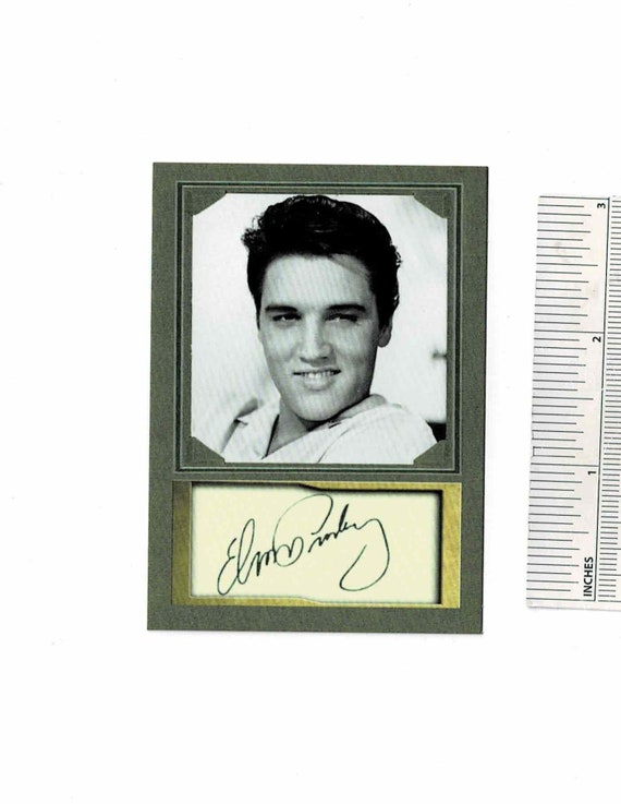 ELVIS PRESLEY Singer Movie Actor Star Trading Card W/ - Etsy