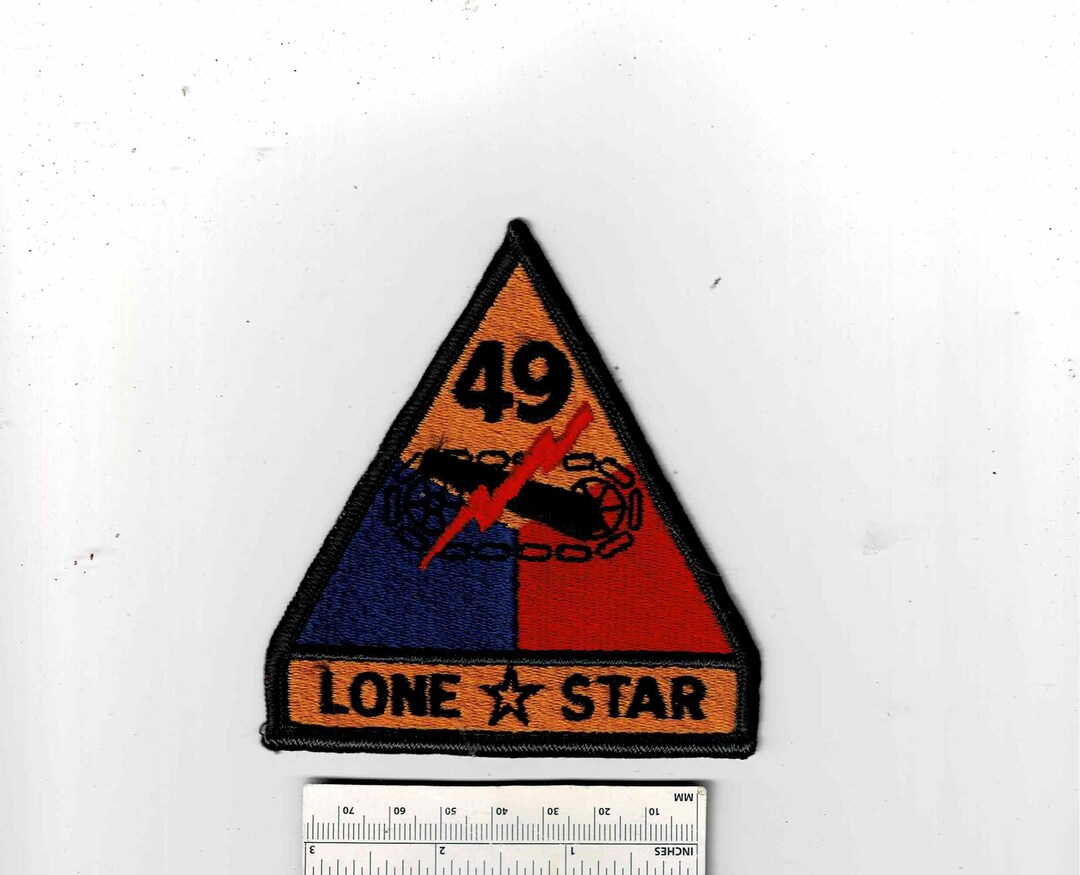 Korean / Vietnam War LONE STAR 49th Tank Division Armor US Army ...