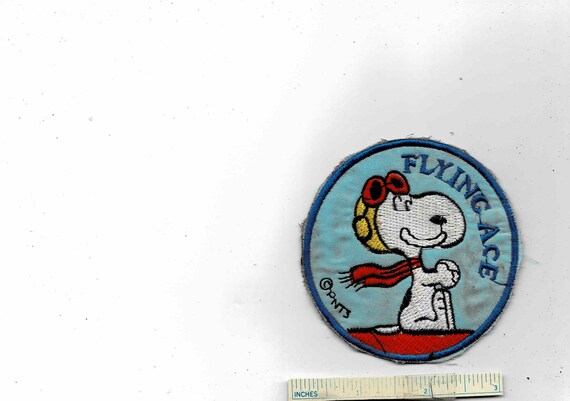 Vietnam War SNOOPY Flying Ace USAF US Air Force Shoulder Patch | Etsy