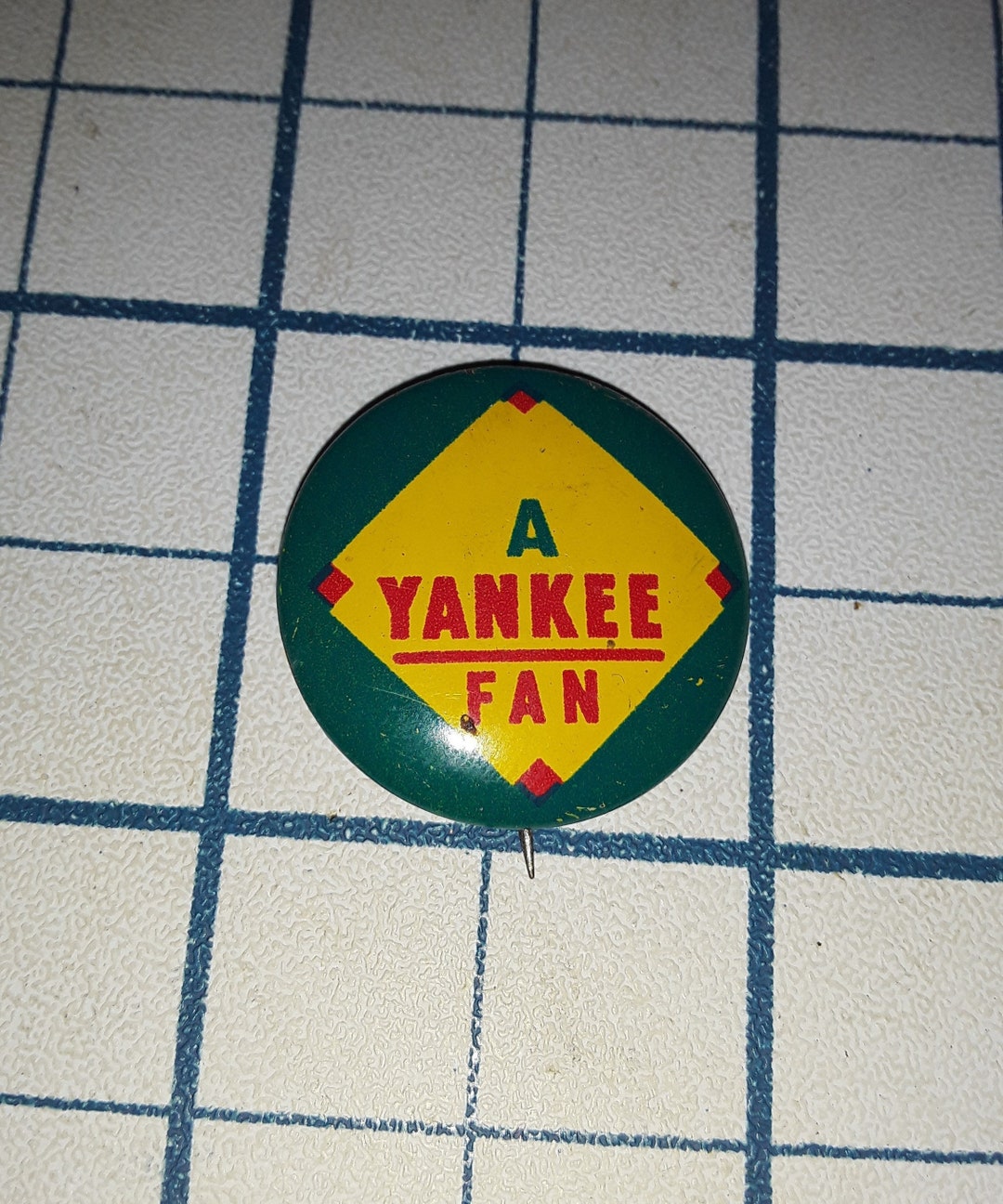 1965 "a YANKEES Fan" Guy's Potato Chips NY New York Yanks Mlb Baseball ...