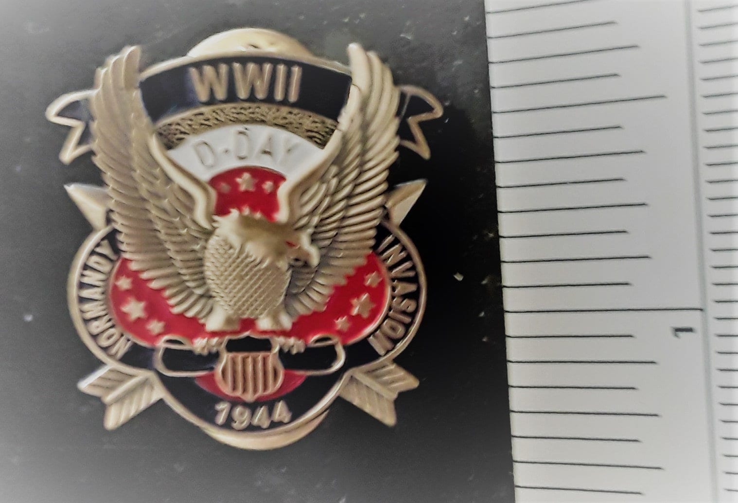 New WW2 D-DAY Normandy 1944 WWII Metal Pin w/ Clutch Pins | Etsy
