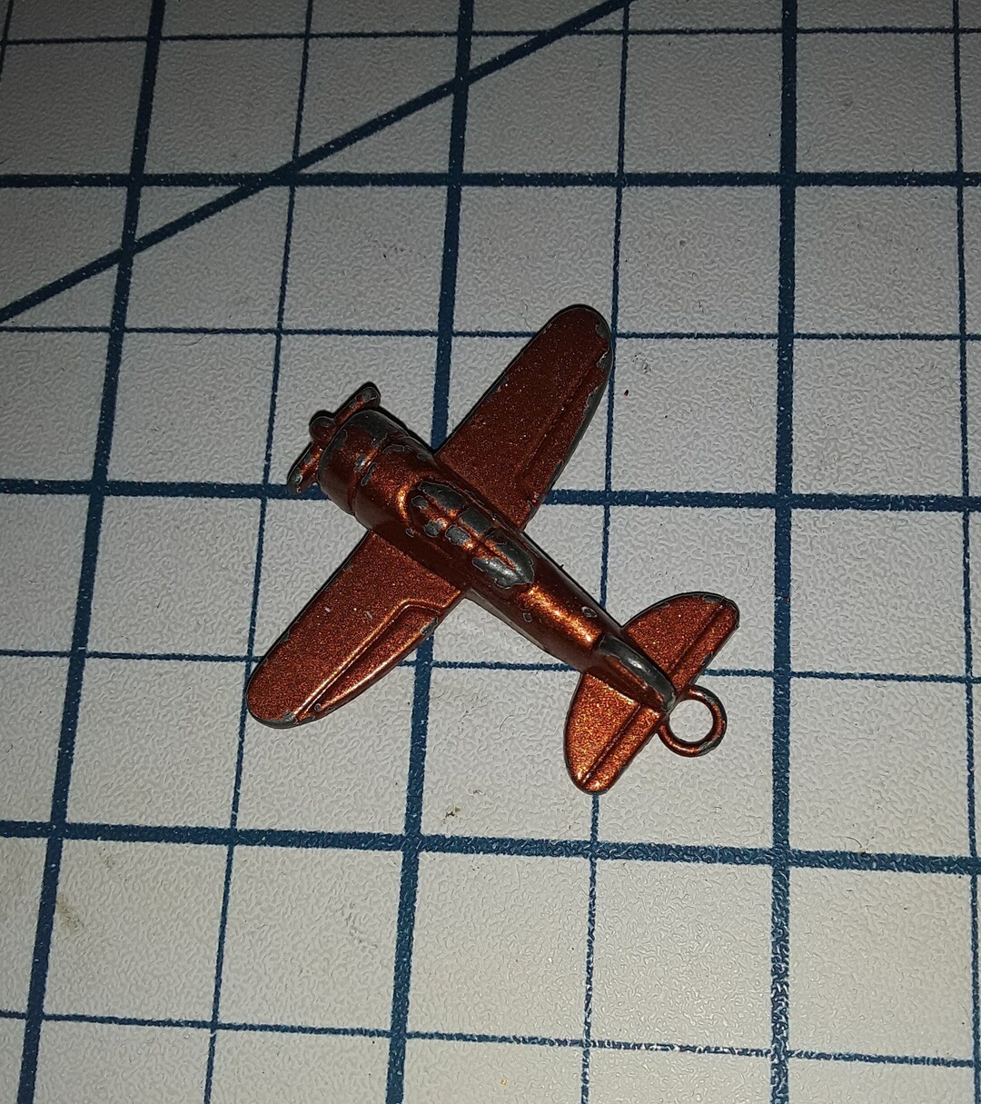 1920s Metal Red Airplane CRACKER JACK TOY Charm #2 Vintage Antique ...