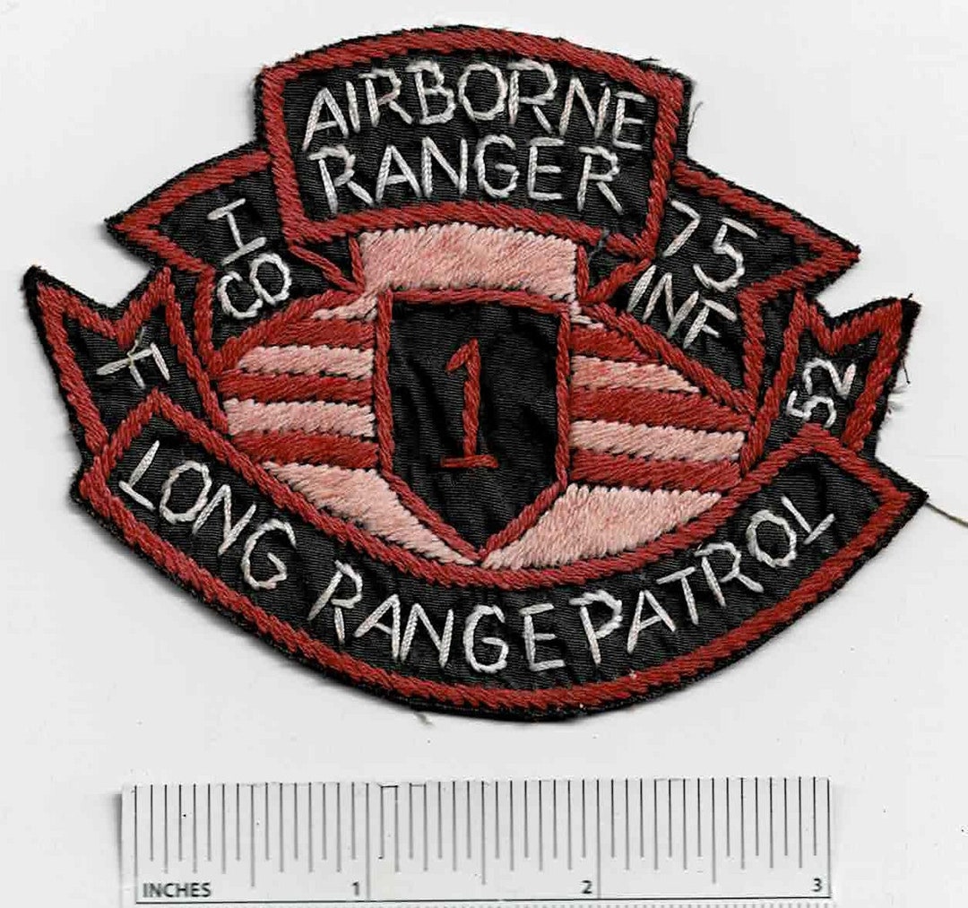 Vietnam War AIRBORNE RANGER 1st Army LRRP Long Range Patrol Recon 75th ...