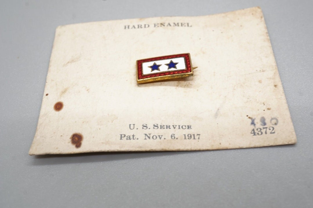 1917 WW1 on the Original Card Blue Star Two Sons in Service Homefront ...