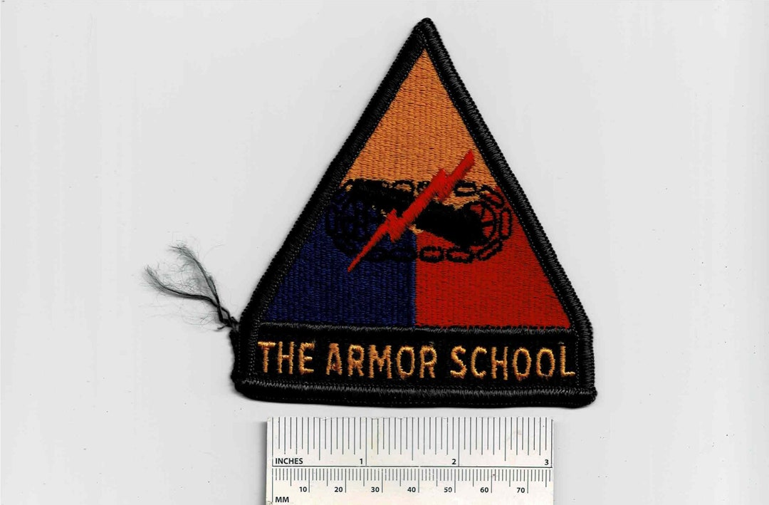 Korean / Vietnam War the ARMOR SCHOOL Tank Division Armor Us Army ...