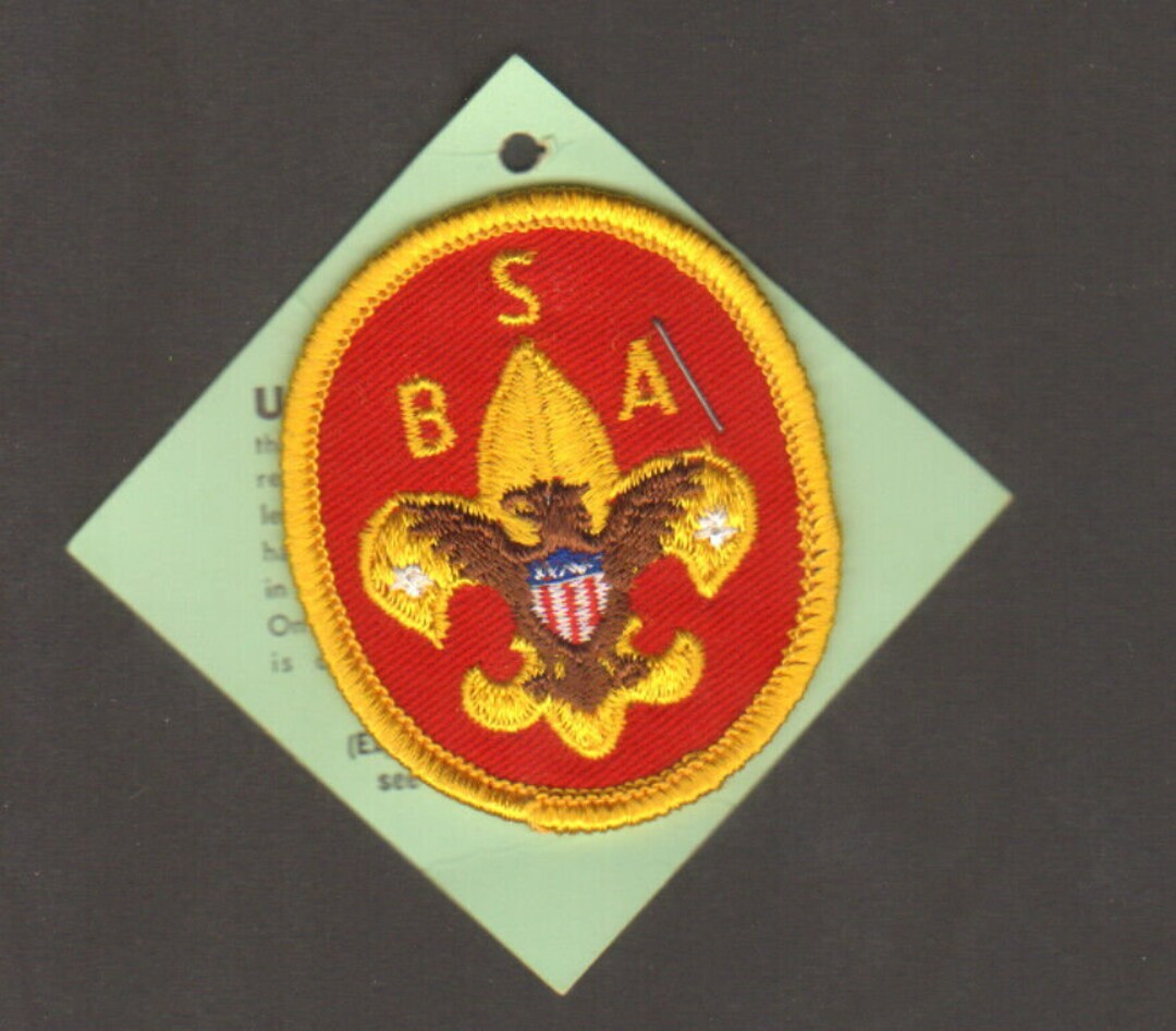 1960s BSA EXPLORER Patch on Original Card Boy Scouts of America ...