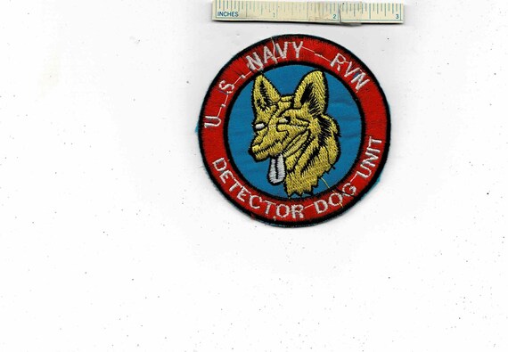 Vietnam War DETECTOR DOG Unit Shore Police Squadron K-9 | Etsy