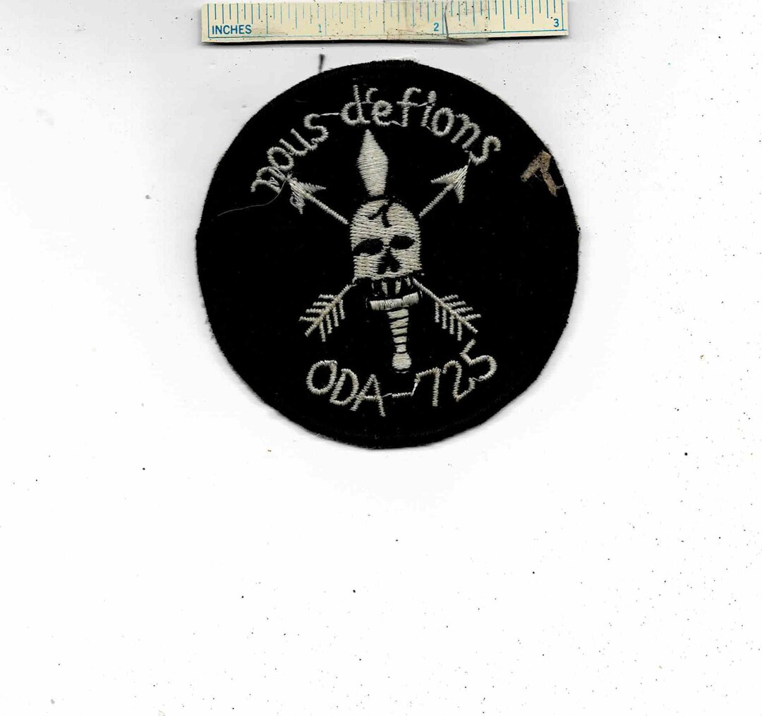 Vietnam War 7th SPECIAL FORCES Oda-725 Skull Us Army Shoulder - Etsy