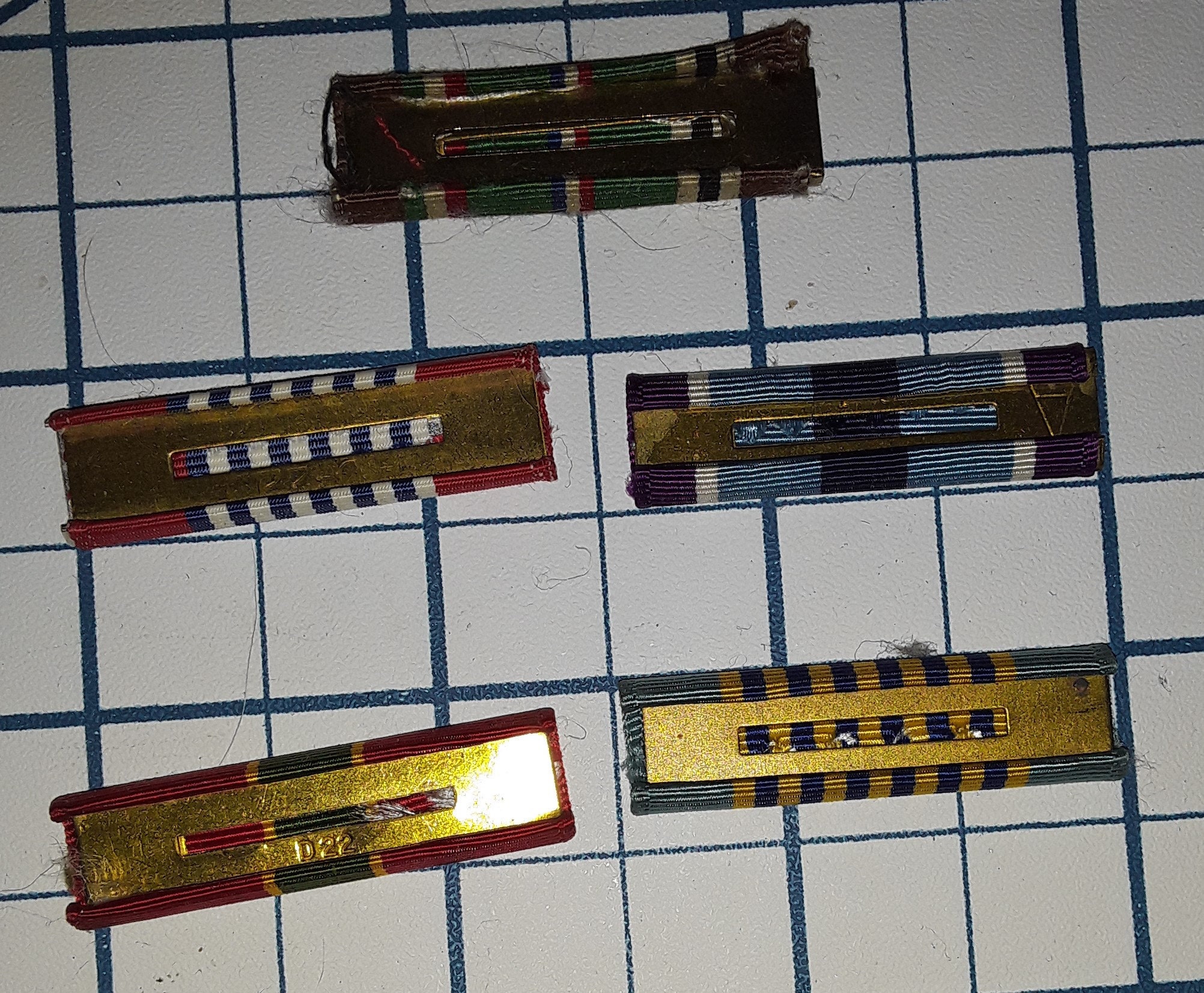 Lot of 5 Diff WW2 Korean Vietnam War RIBBONS 1 Medal - Etsy