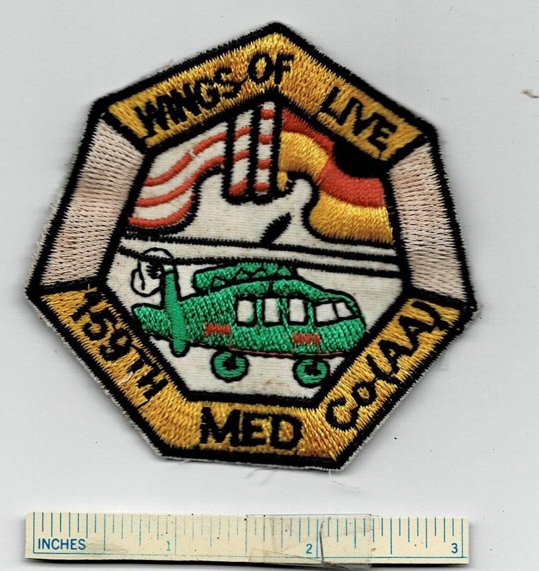 Vietnam War 159th MEDICAL EVAC Co Wings of Live Helicopter Us Army ...