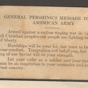 Rare 1919 Orig WW1 Era US Army Named Identification Card & Application ...