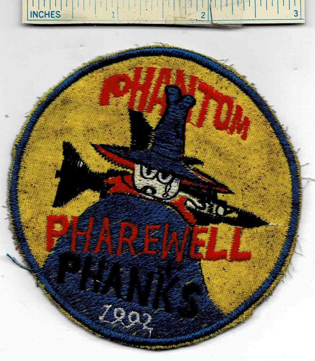 F-4 PHANTOM Pharewell 1992 Phanks Farewell Fighter Jet US Navy | Etsy